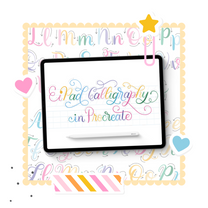 iPad Calligraphy in Procreate – Dawn Nicole Lettering Shop